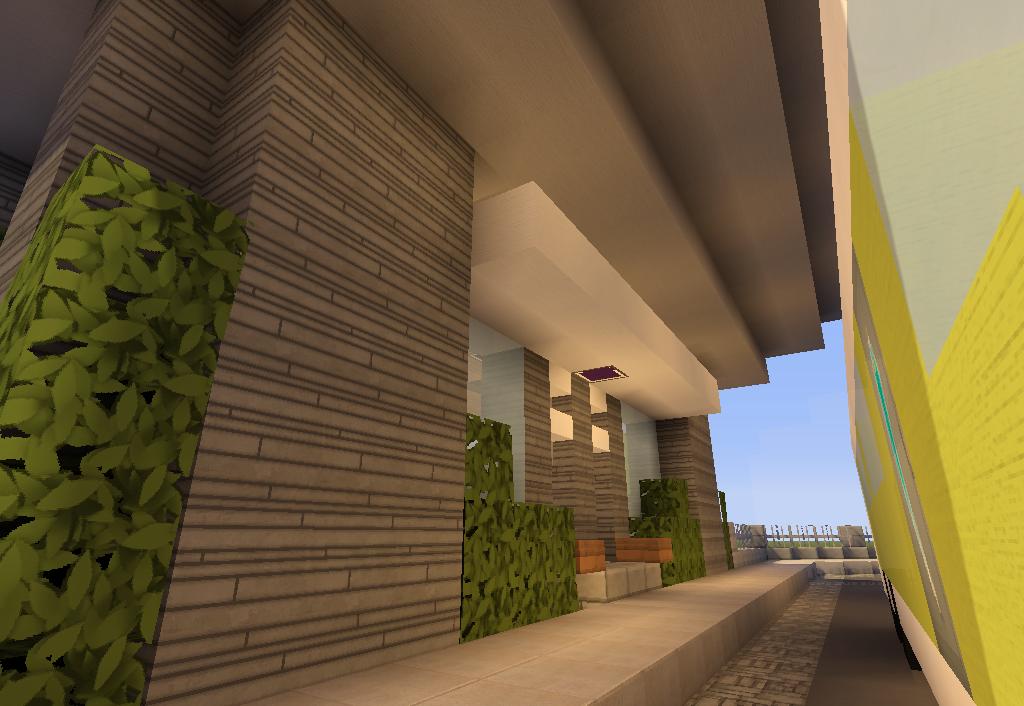 Modern bus station Minecraft Map