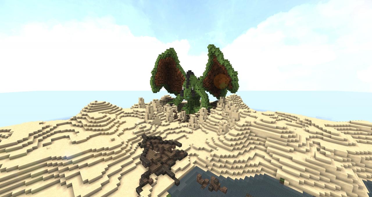 Minecraft-Green Dragon Minecraft Map