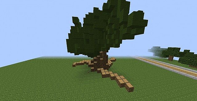 My first big tree (With help from katnisslver101) Minecraft Map