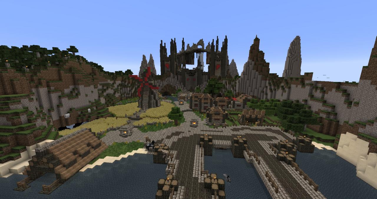 Orc Kingdom, Large Build Minecraft Map