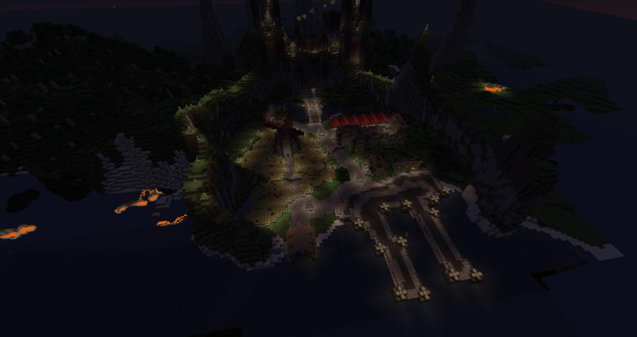Orc Kingdom, Large Build Minecraft Map