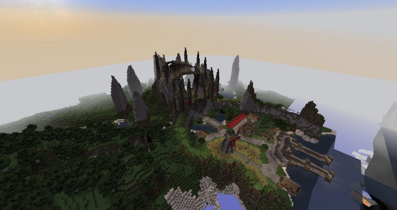 Orc Kingdom, Large Build Minecraft Map
