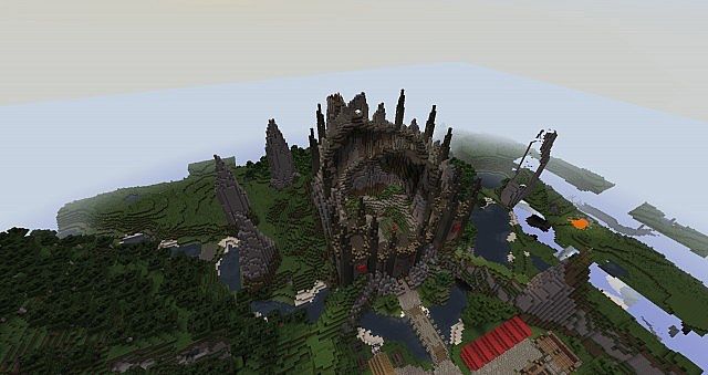 Orc Kingdom, Large Build Minecraft Map