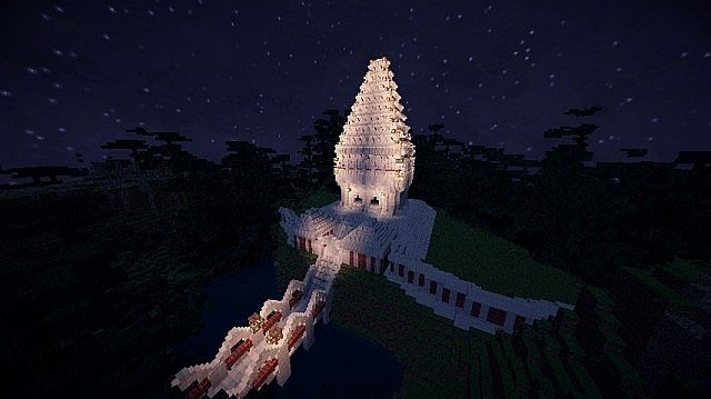 Indian Temple in forest Minecraft Map