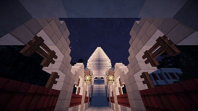 Indian Temple in forest Minecraft Map
