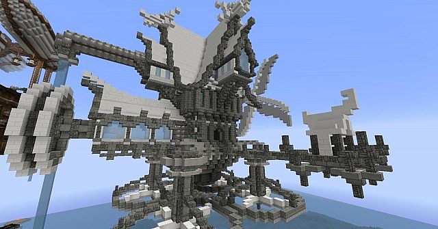 Vikdel, The Flying Mansion Minecraft Map