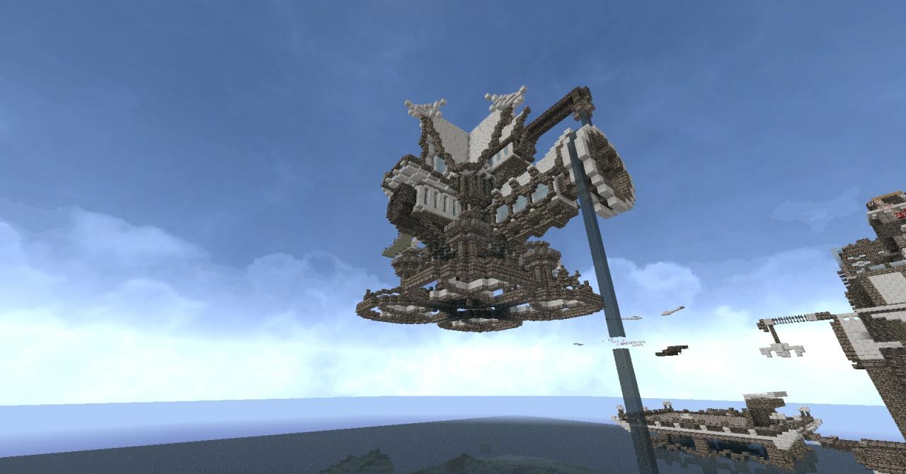 Vikdel, The Flying Mansion Minecraft Map