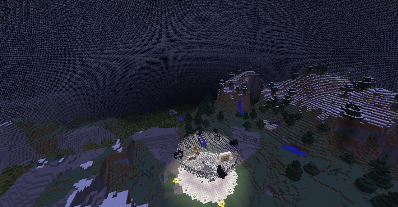 Hunger games arena Minecraft Map