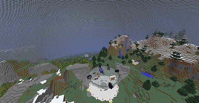 Hunger games arena Minecraft Map