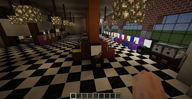 Flynn's Arcade From Tron Minecraft Map