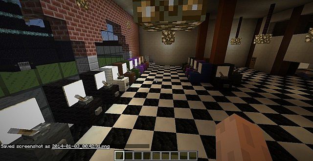 Flynn's Arcade From Tron Minecraft Map