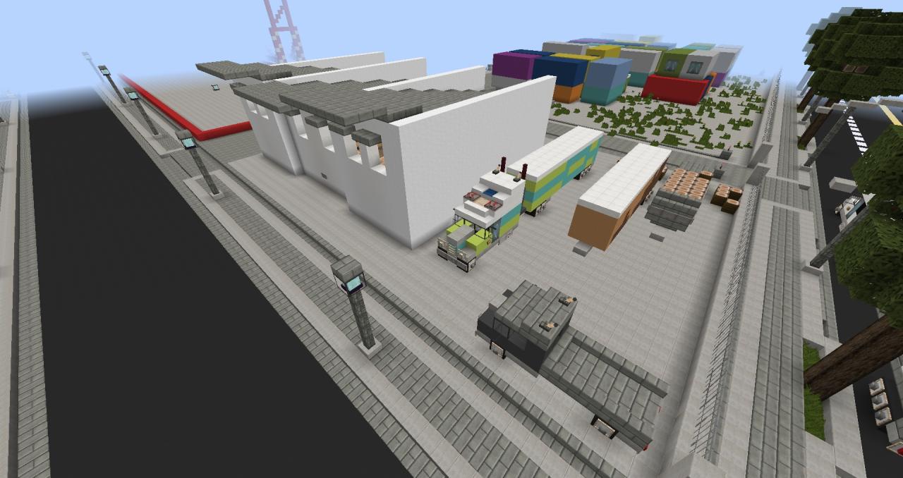 'Lean' A simple, modern warehouse Minecraft Map