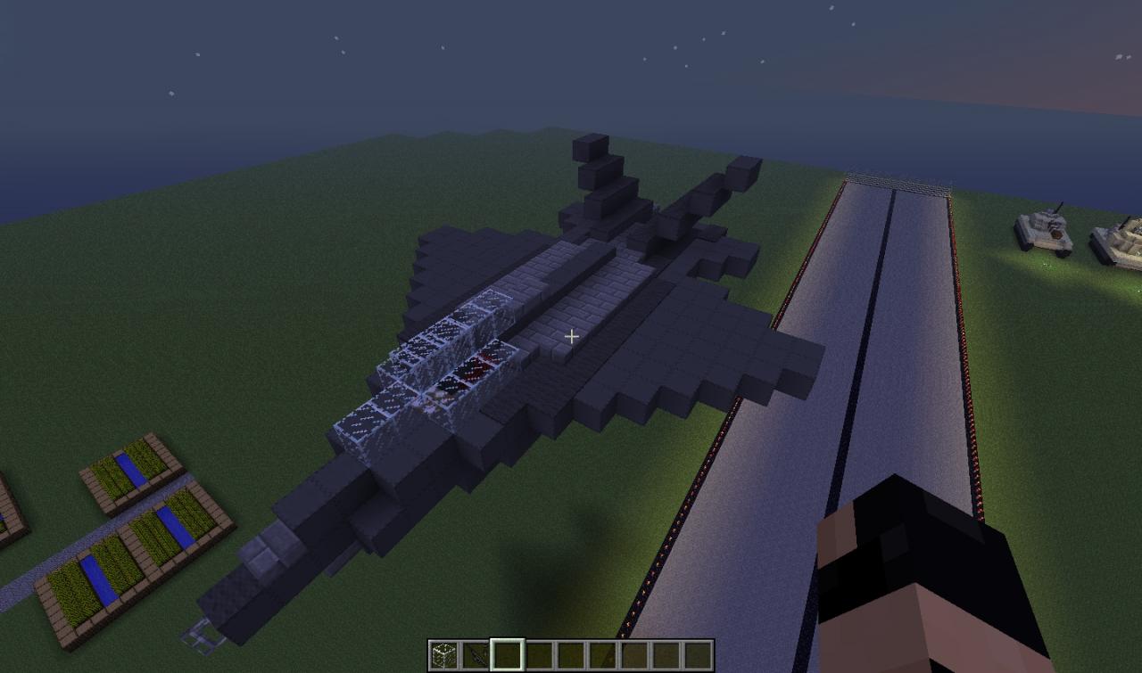 Lockheed Martin F-22 Raptor Minecraft Project