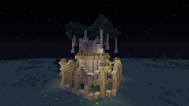 Elven Tree House Minecraft Map
