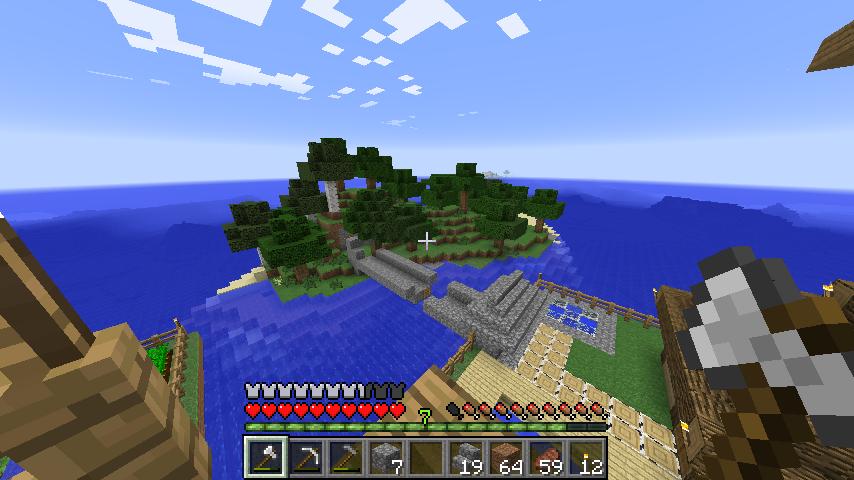 self sufficient farm (on a private island) Minecraft Map