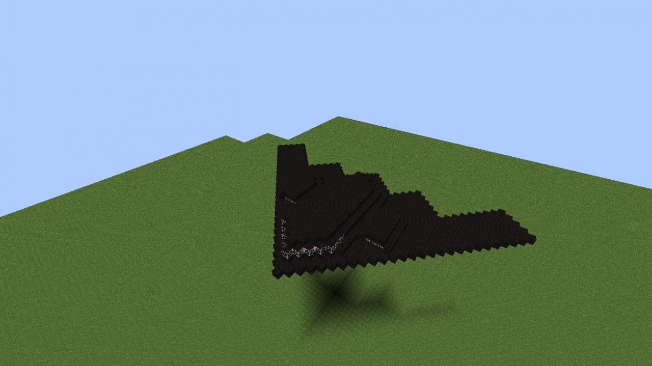 Northrop-Grumman Stealth B-2 Spirit Minecraft Map