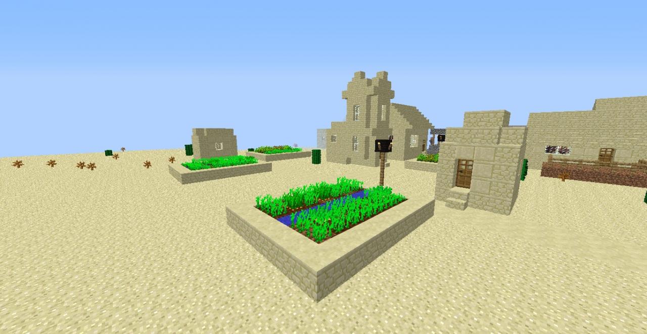 desert survival Minecraft Map