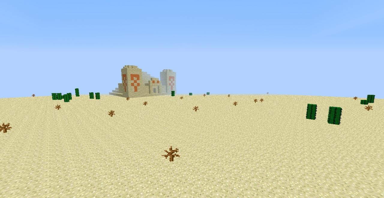 desert survival Minecraft Map