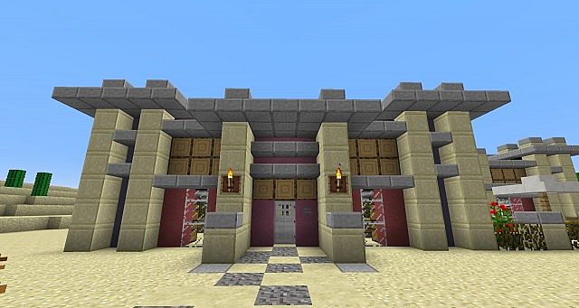 Desert Oasis House Minecraft Map