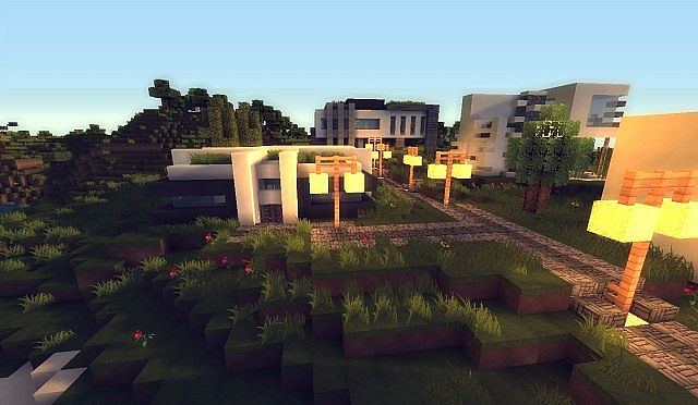 Little Modern Village Minecraft Map