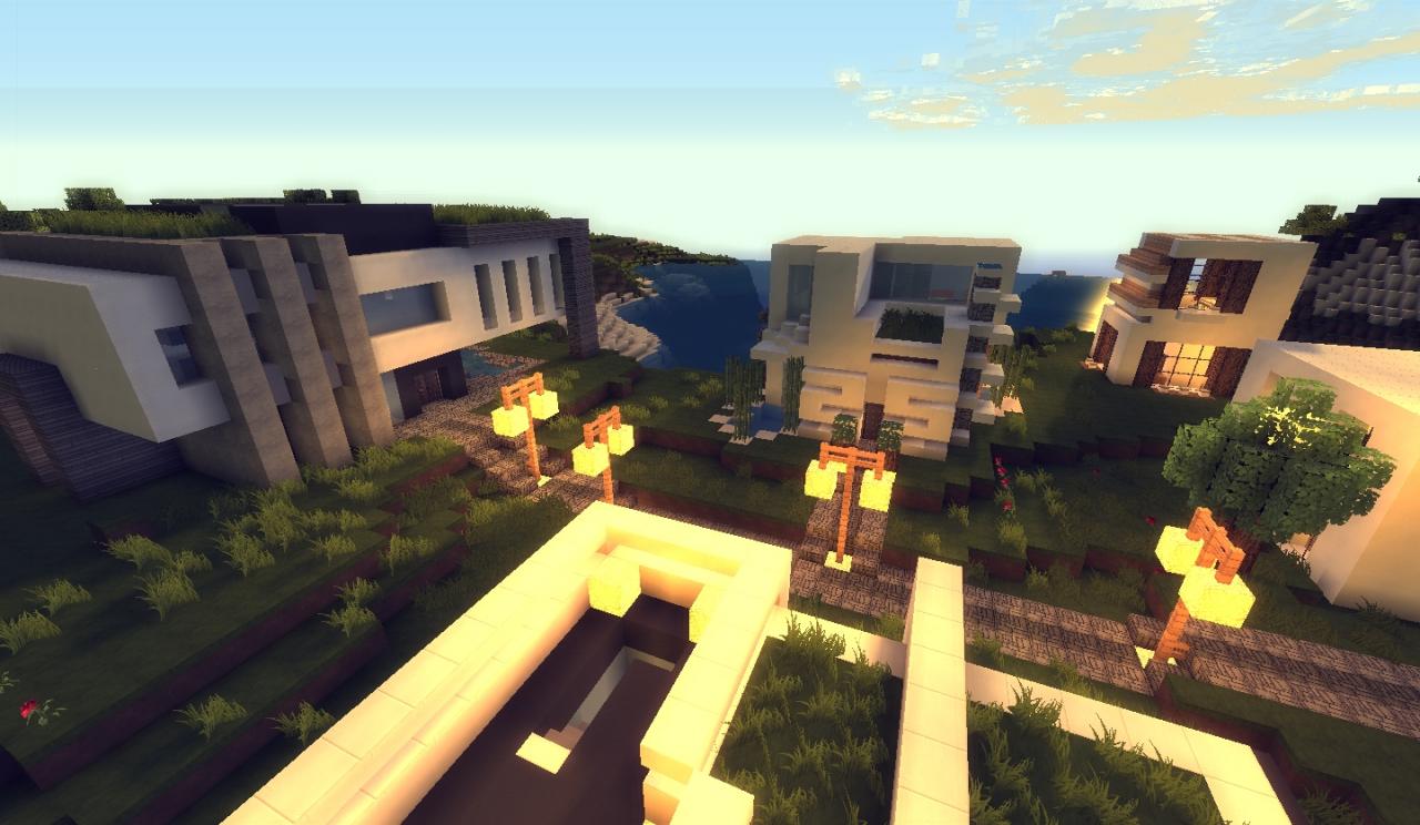 Little Modern Village Minecraft Map