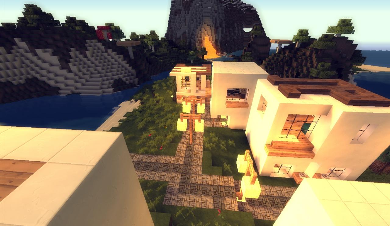 Little Modern Village Minecraft Map