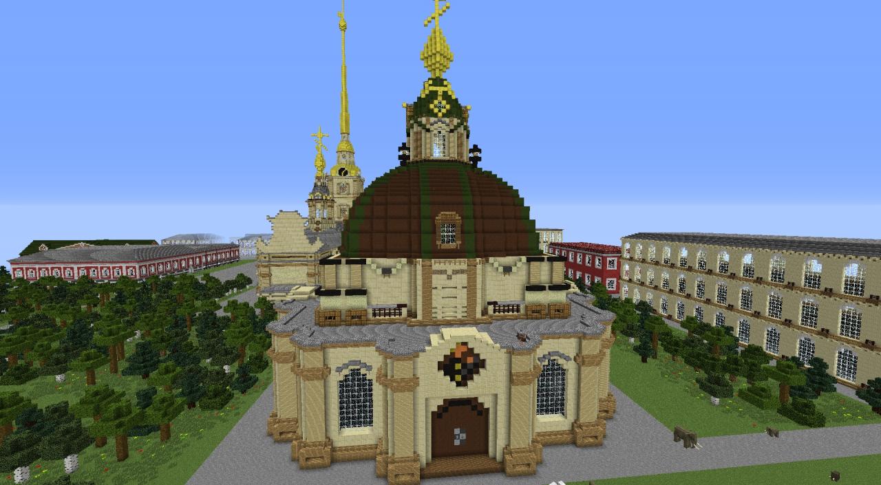 Petropavlovsk's Fortress - St.Petersburg Minecraft Map