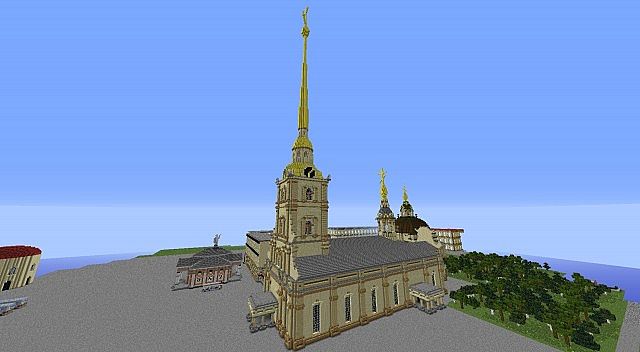 Petropavlovsk's Fortress - St.Petersburg Minecraft Map