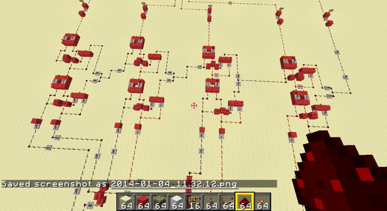Binary Calculator Minecraft Map