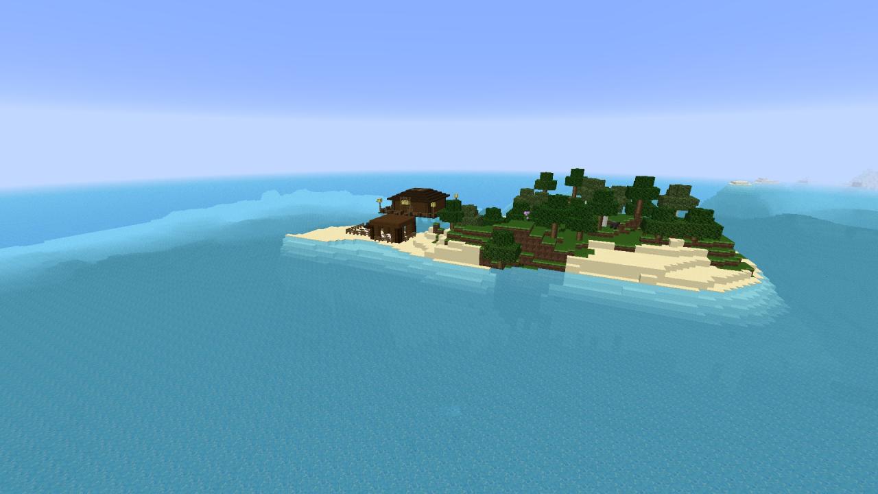 Modern Beach house Minecraft Map