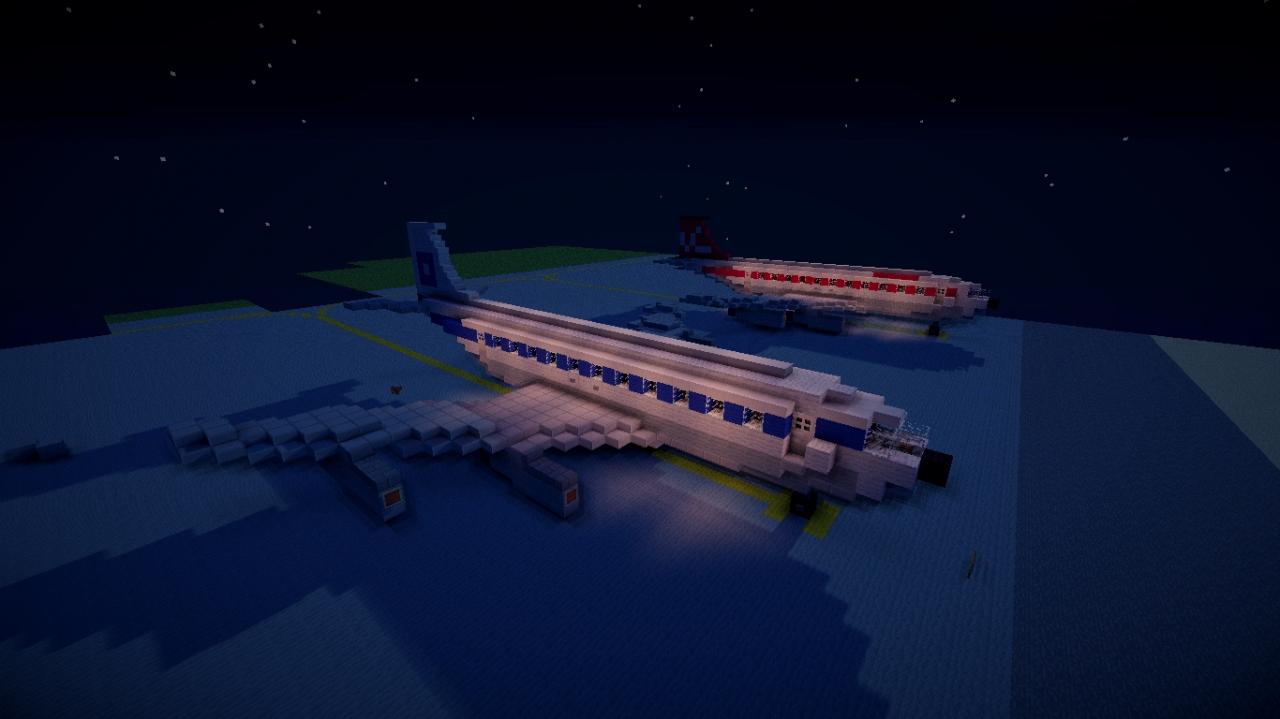 Boeing 707 Minecraft Map