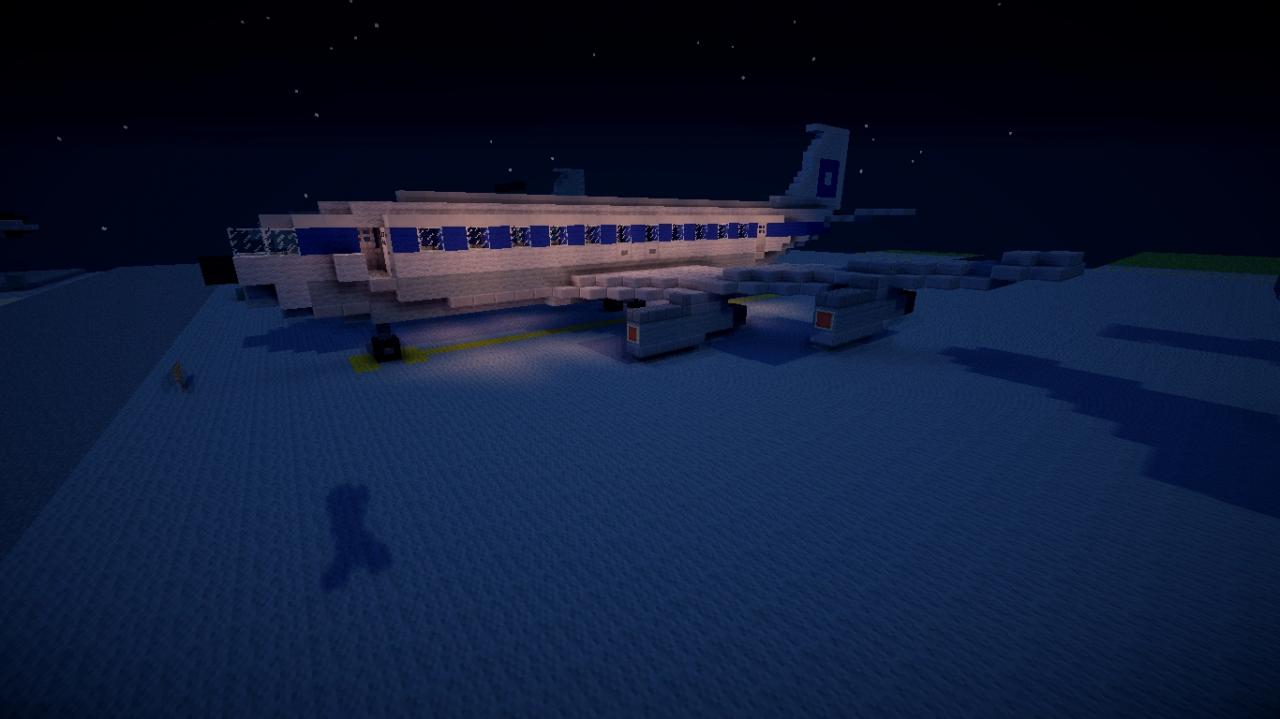 Boeing 707 Minecraft Map
