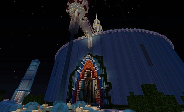 Flying castle Minecraft Map