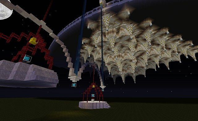 Flying castle Minecraft Map