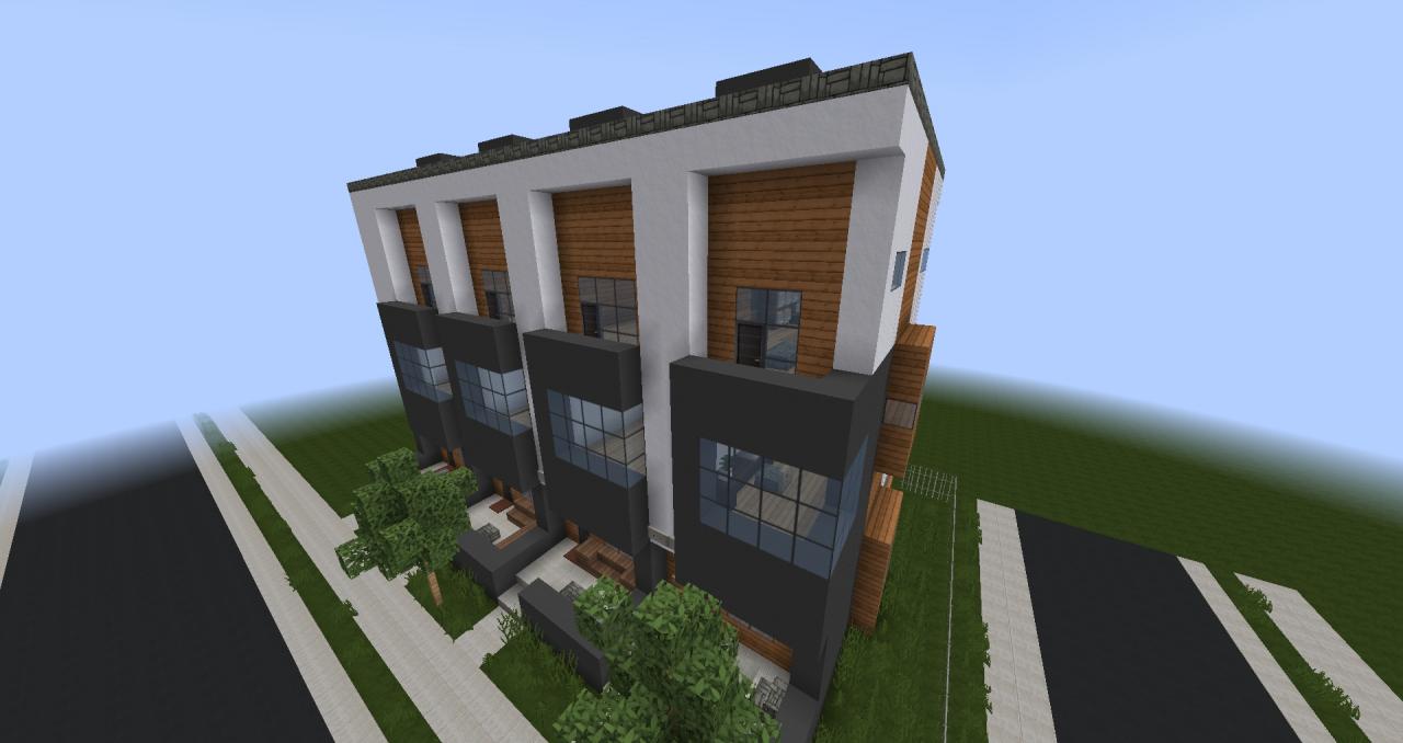 ModernTownhome Complex Minecraft Map