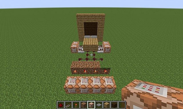 Automatic 2x2 Door Minecraft Map