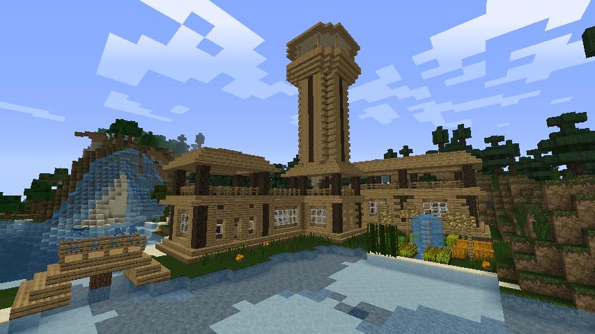 Watch Tower House Minecraft Map