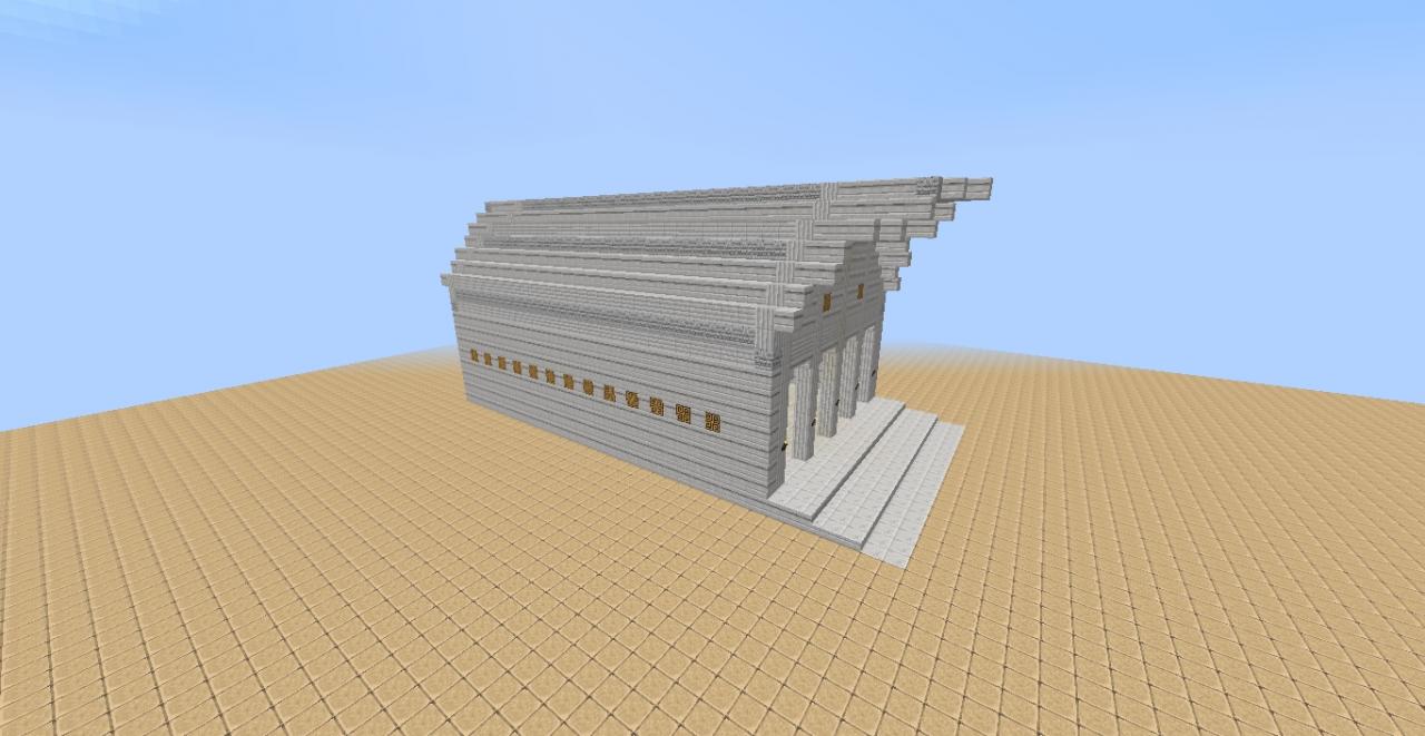 Simple Roman/Greek Temple Minecraft Map