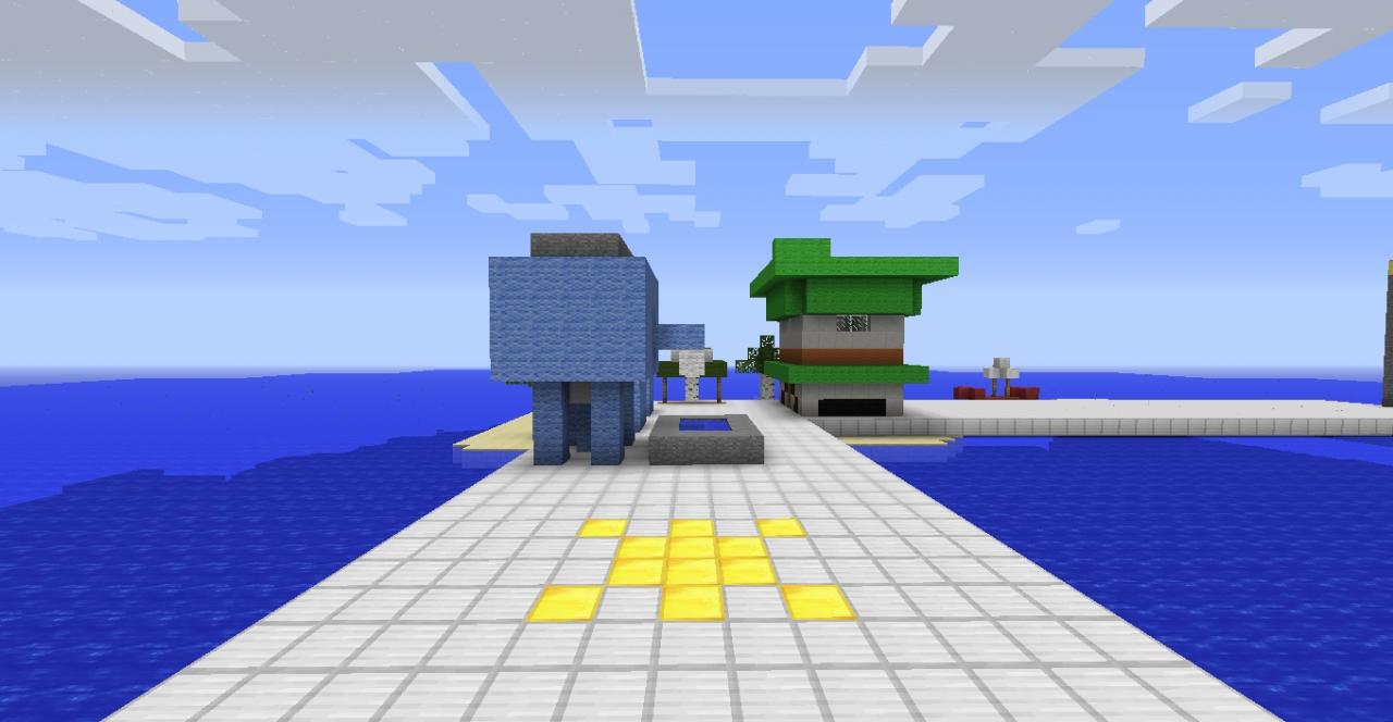 Delfino Airstrip - Super Mario Sunshine Map! Minecraft Map