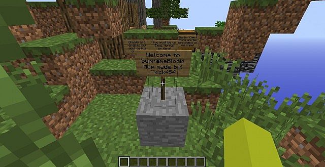 Supreme Skyblock Minecraft Map