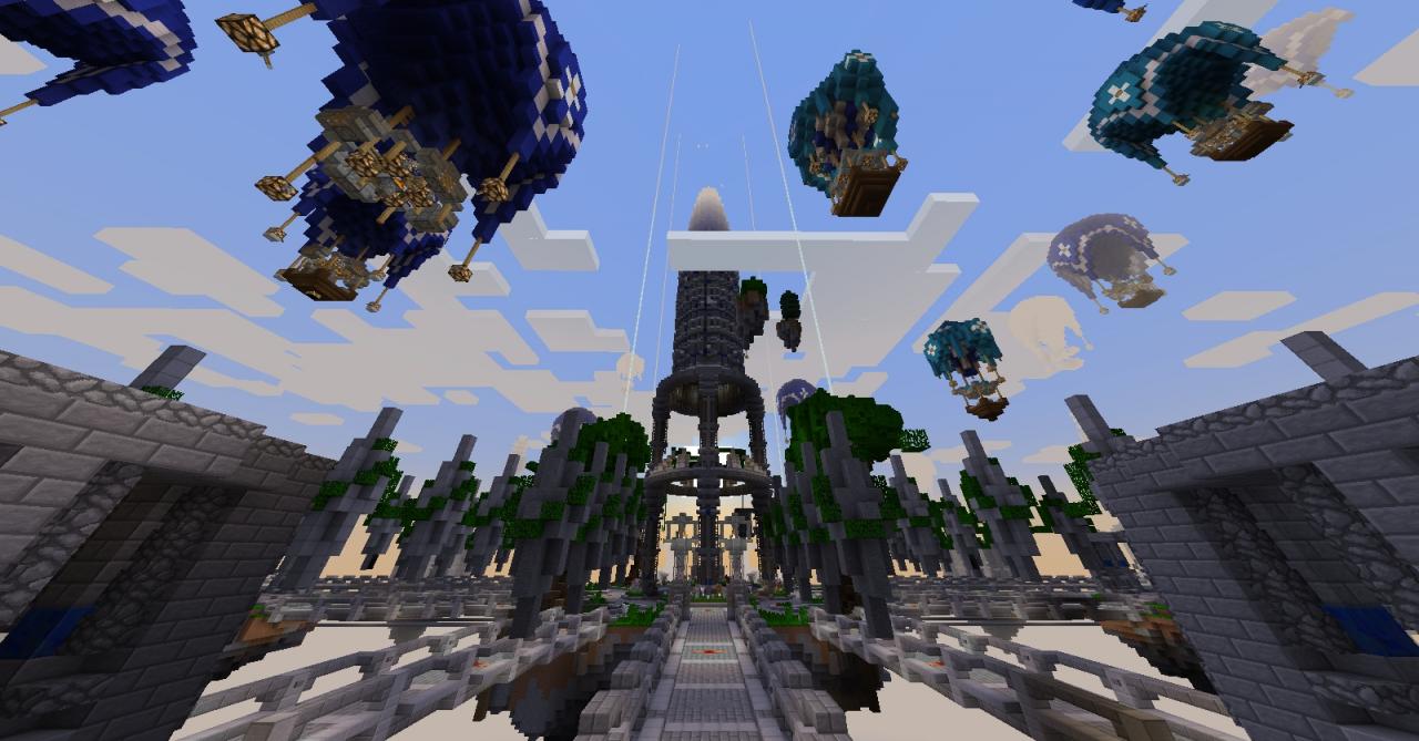 Floating Server Spawn Minecraft Map