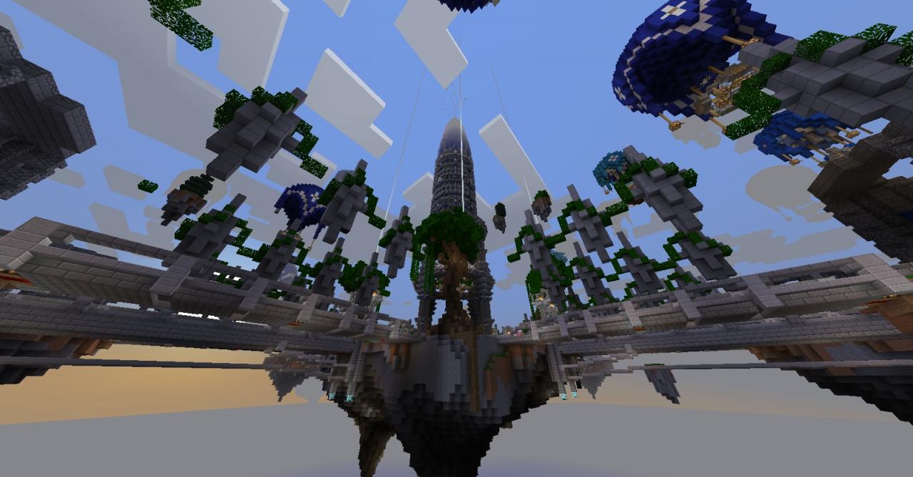 Floating Server Spawn Minecraft Map