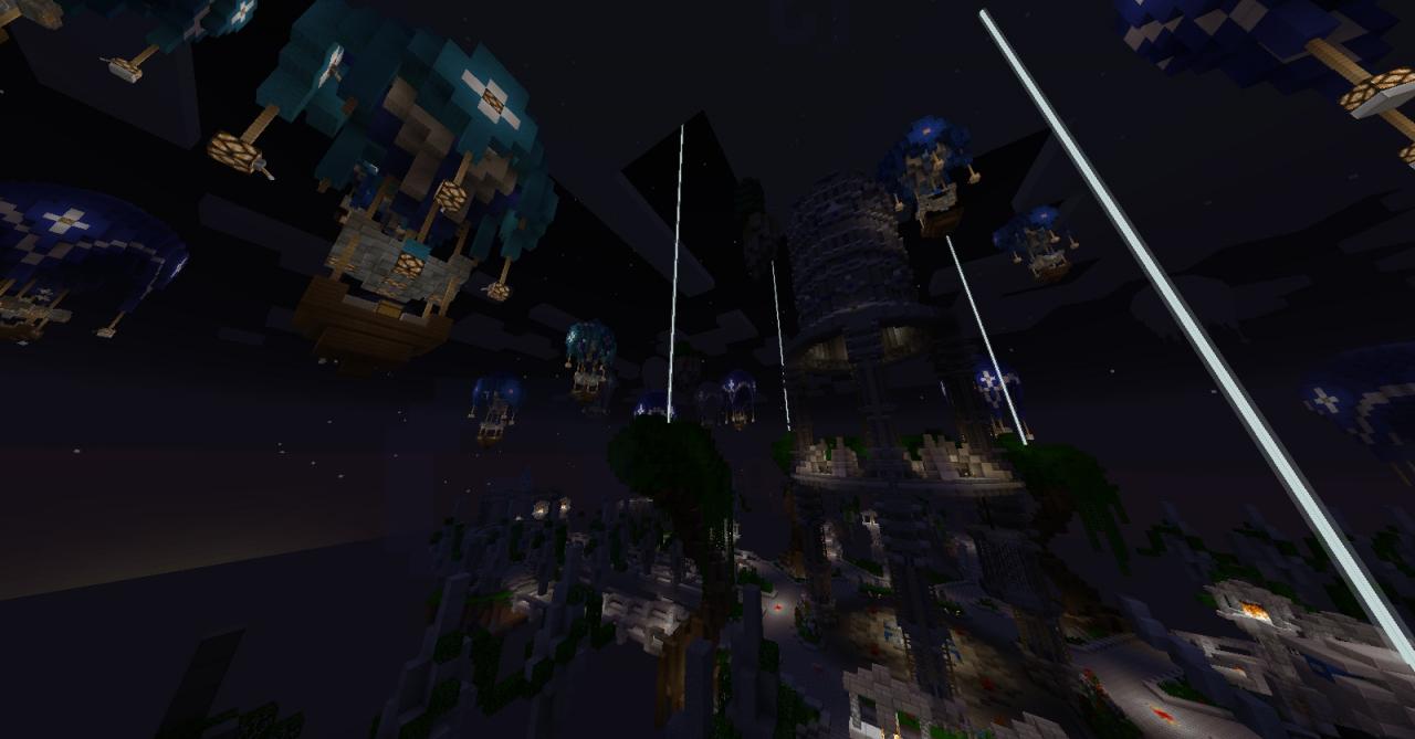 Floating Server Spawn Minecraft Map