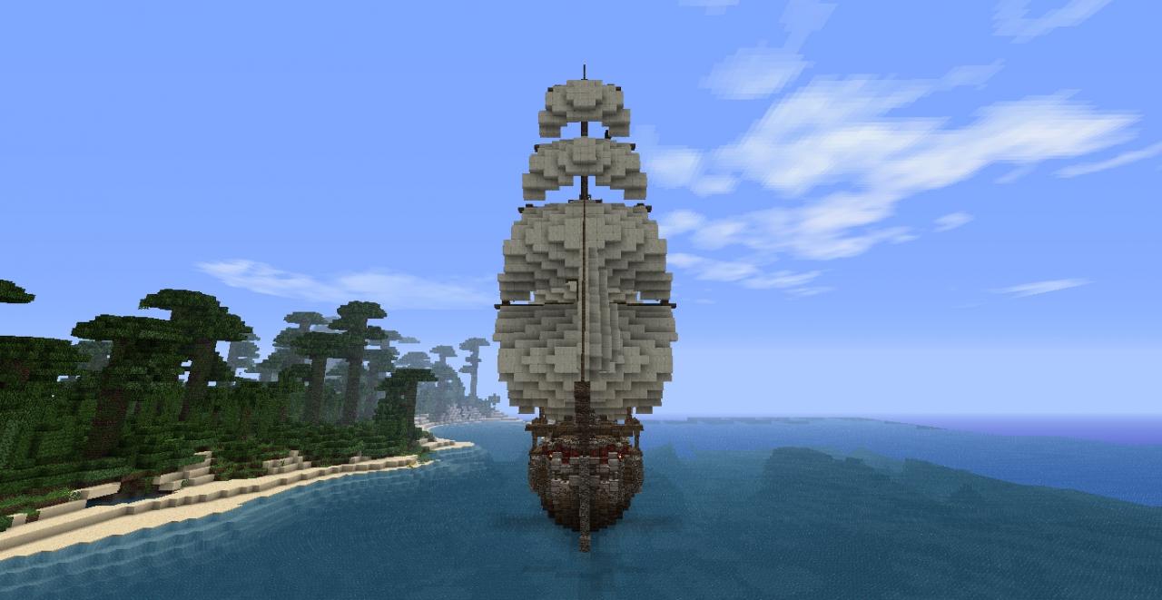 The Jackdaw! ACIV Black Flag ship! Minecraft Map