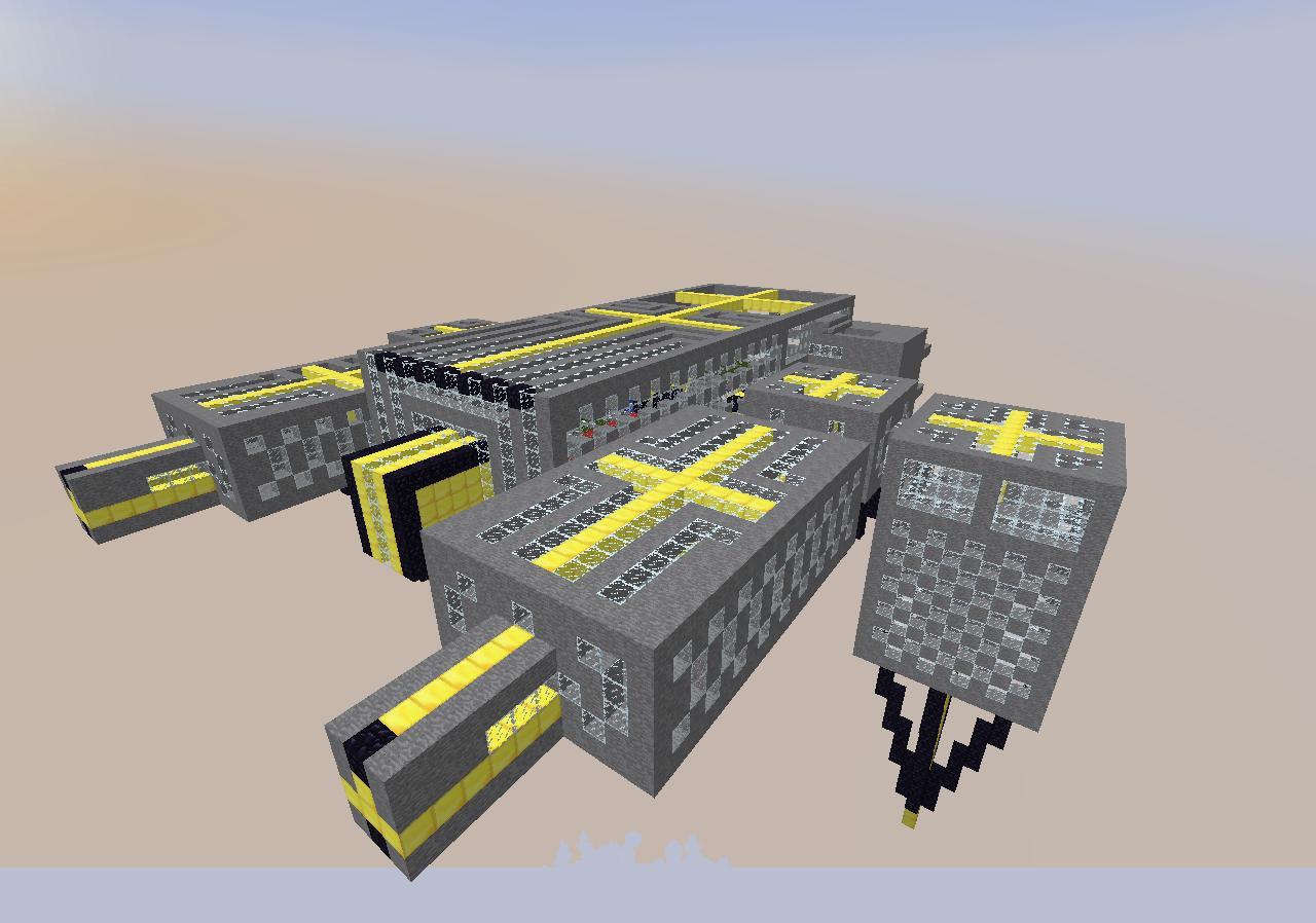 Flying castle Minecraft Map