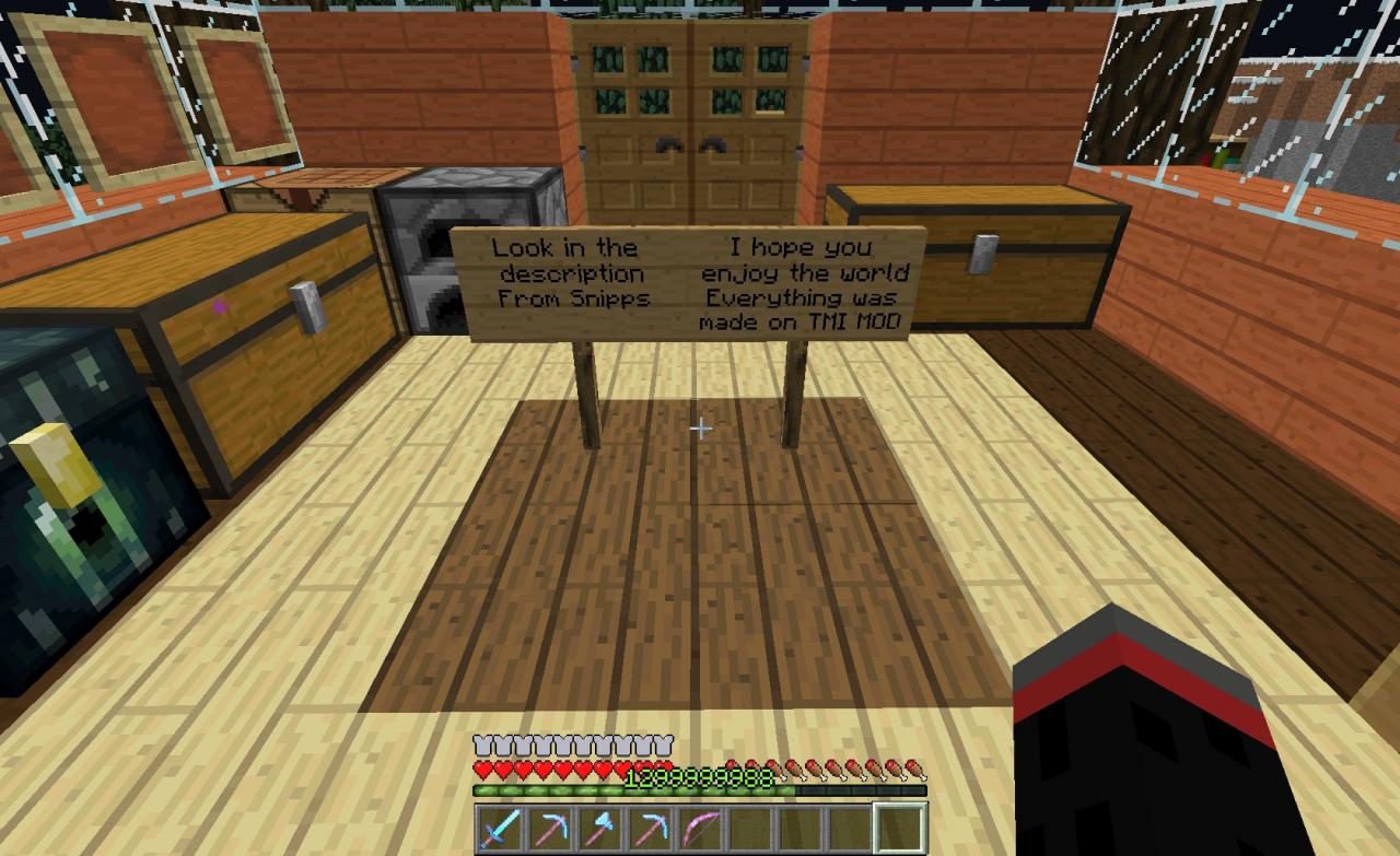 Epic Items And Epic World Minecraft Map