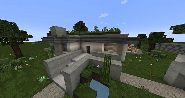 Dual-A Modern House Minecraft Map