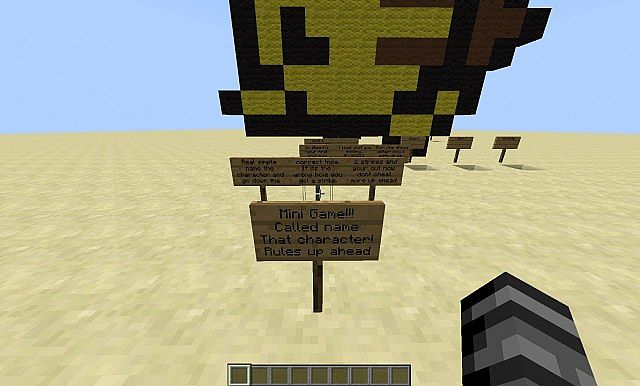 Guess who? Mini Game! (Sweet Pixel Art) Minecraft Map