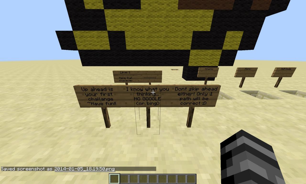 Guess who? Mini Game! (Sweet Pixel Art) Minecraft Map