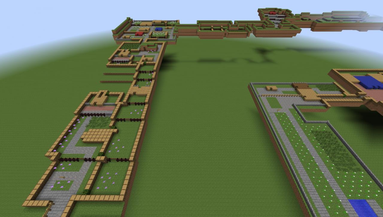 Pokemon Red/Blue 1:1 Minecraft Map